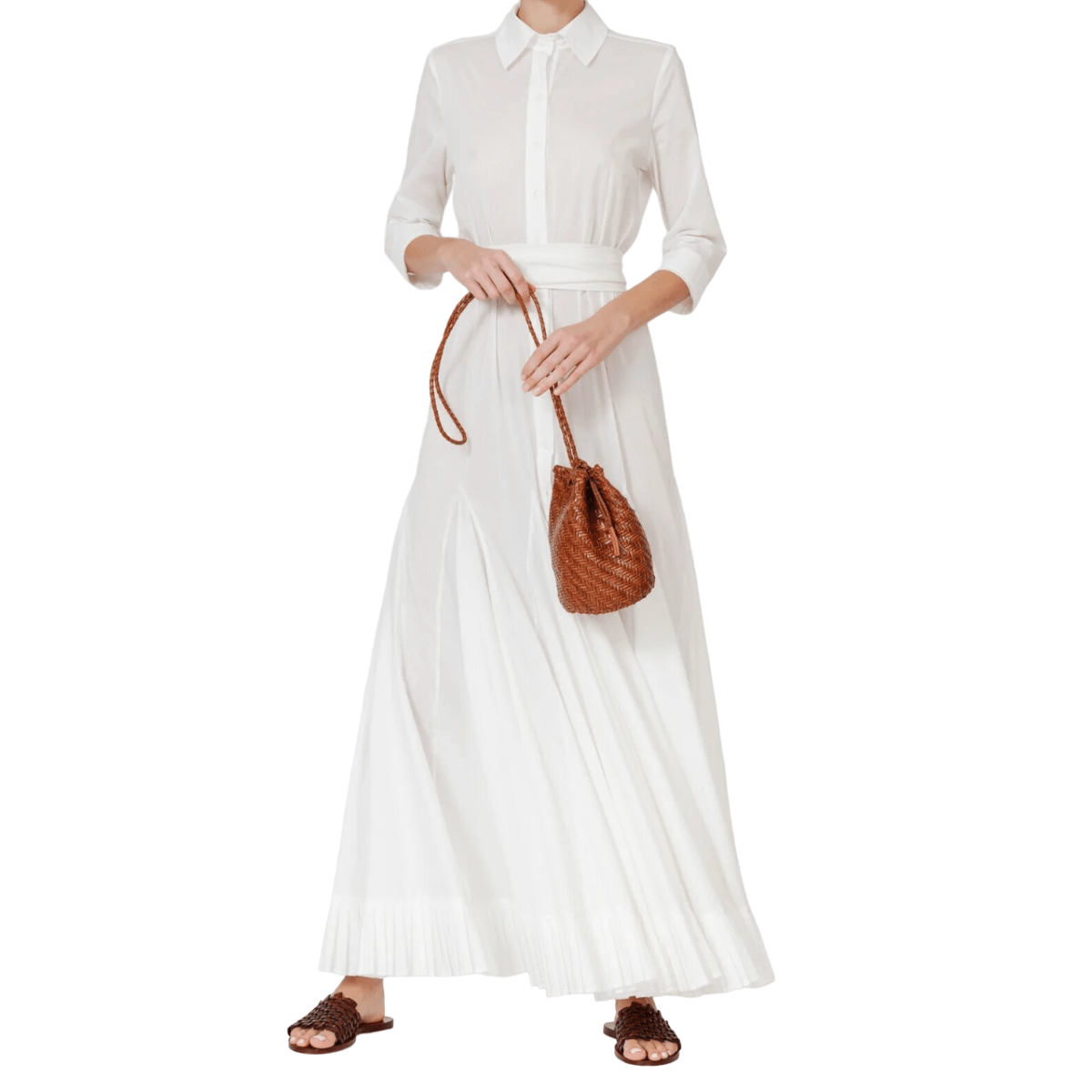 Dragon Diffusion Pompom Tan Leather Pouch - Niutrack.com