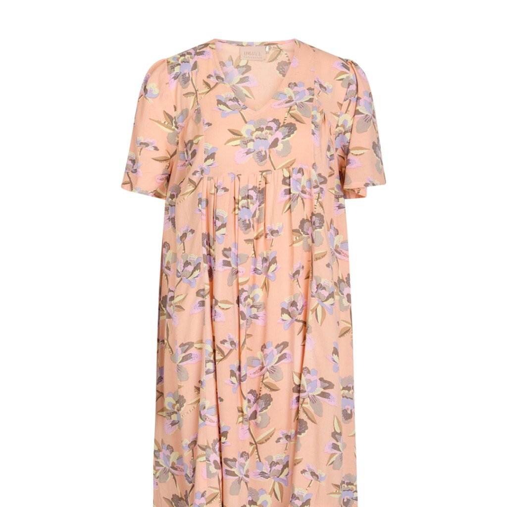 UNMADE BURSA FLOWER CORAL DRESS - Niutrack.com