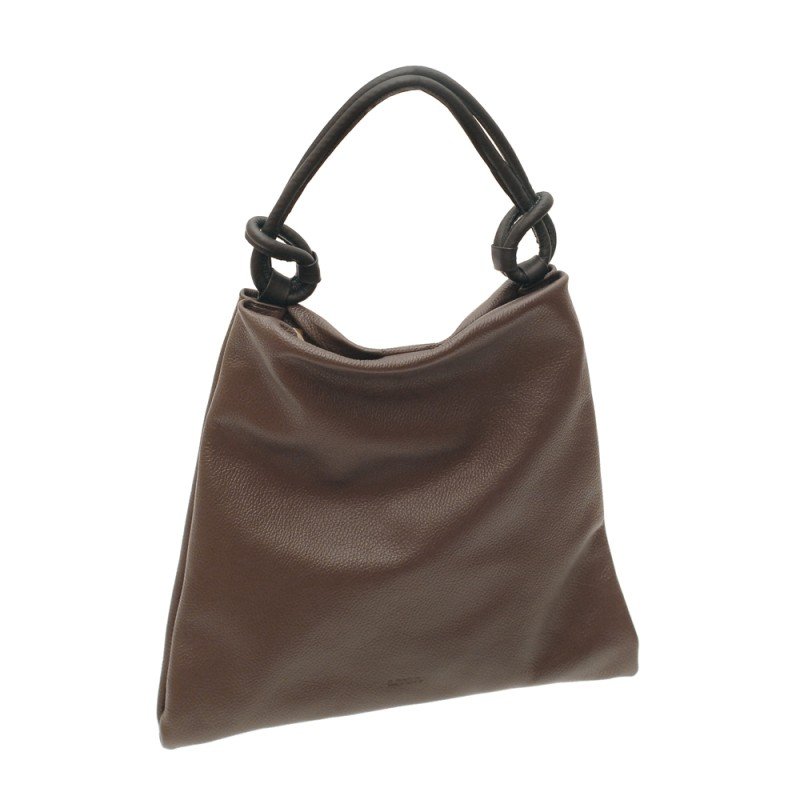 Arron Poppy Large Cocoa Hobo Bag - Niutrack.com